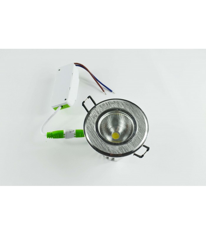 DOWNLIGHT LED EMPOTRABLE ACERO 7W | ANUNCIA-TE.ES